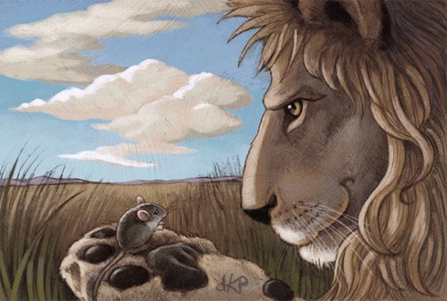 Kids Page: The Lion and the Mouse - Moral Story for Kids