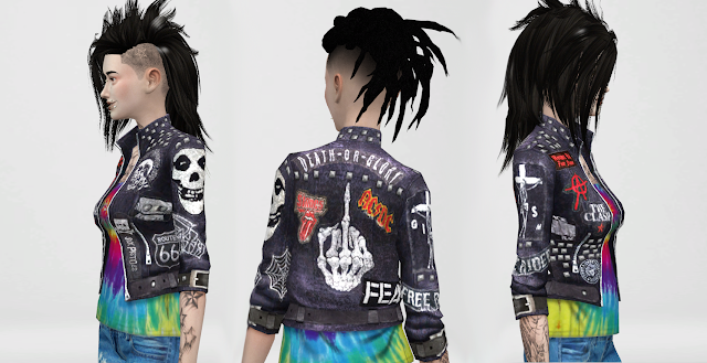 Sims 4 - Rock Jacket - Lanti Sims