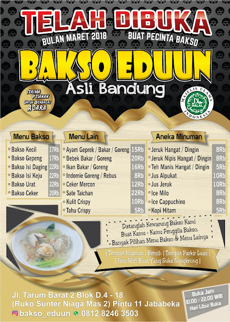 BROSUR BAKSO KEREN - Agen87