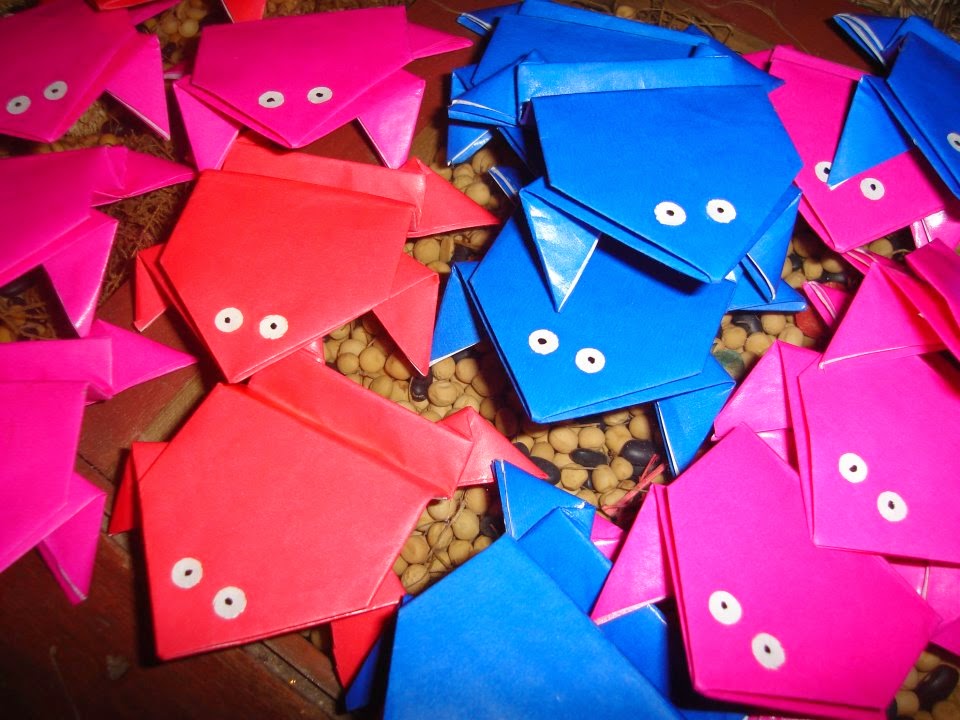 Un Origami a la vez: Proyecto 2 - Sapito Saltarín