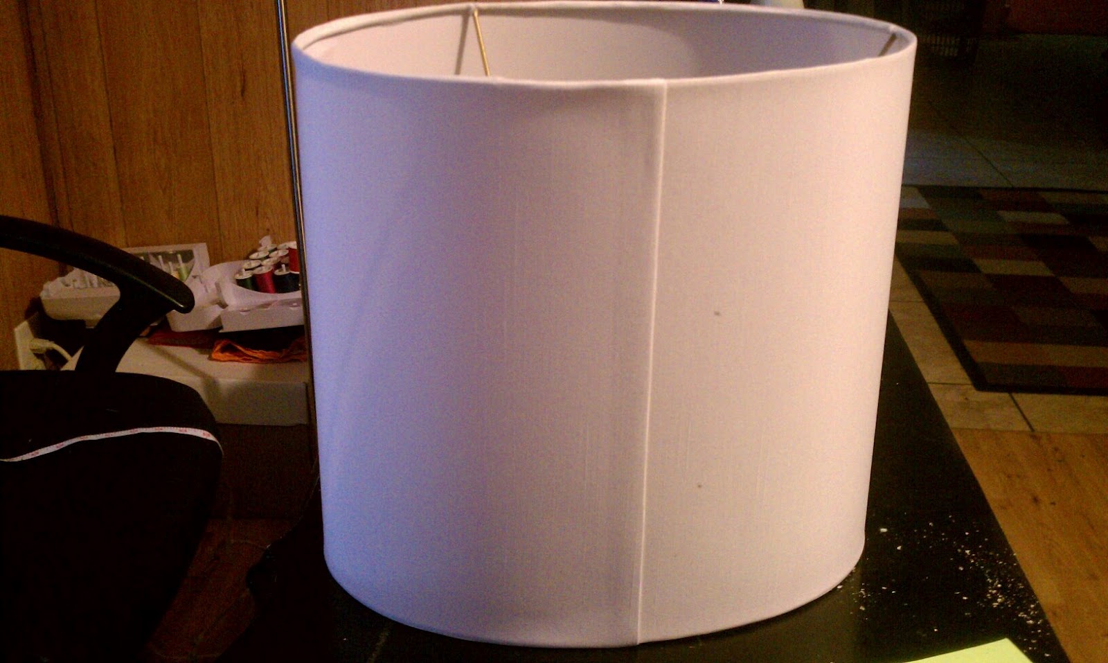 This DIY Mom's Diary: Light up the Batcave!! Lamp shade Redo.