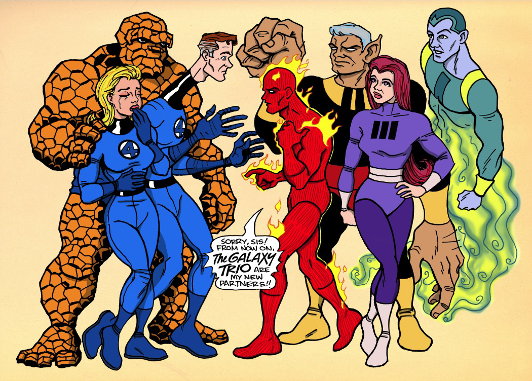 fantastic four & galaxy trio - Inflation Of Light