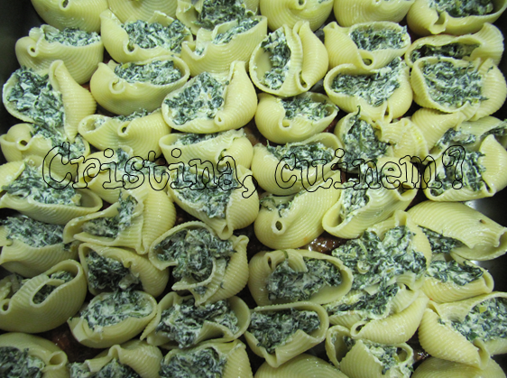 Cuinem?: Galets farcits d'espinacs i formatge