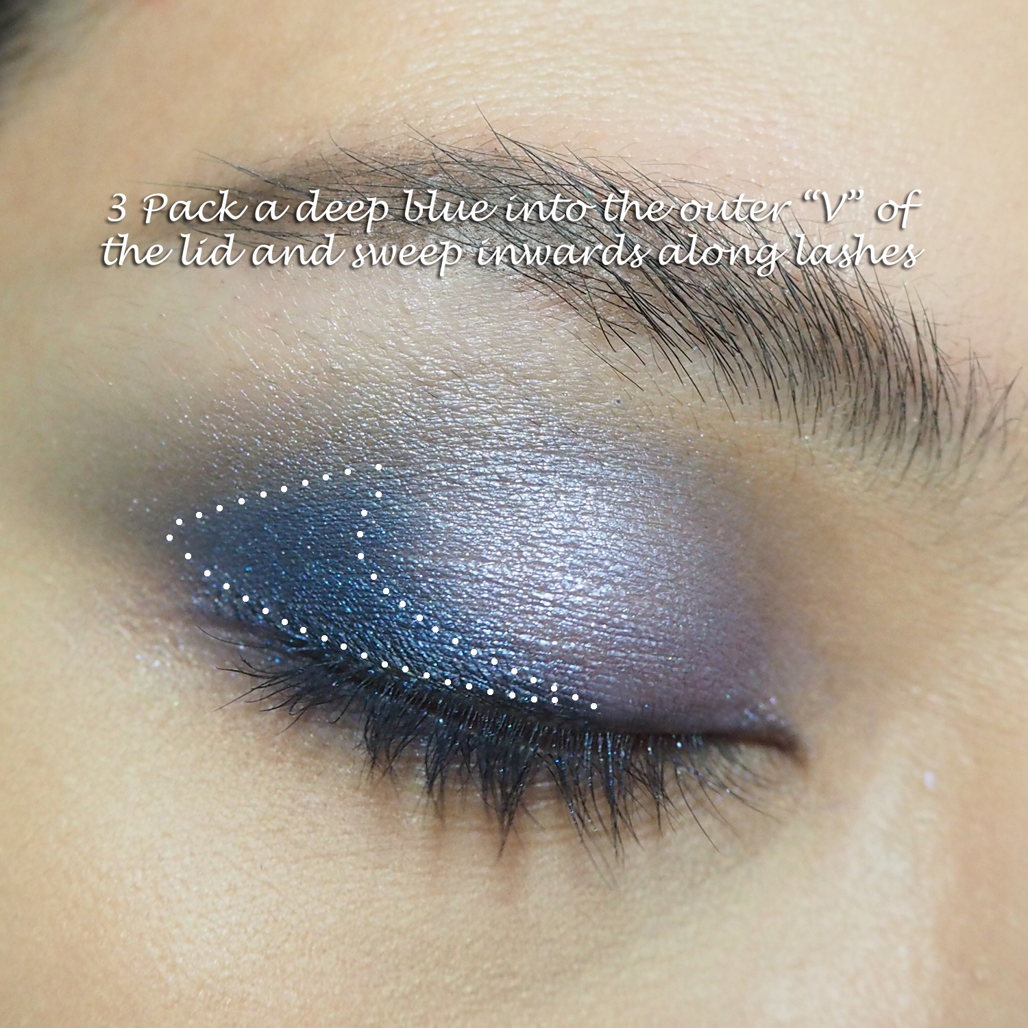 The Makeup Box: Midnight Periwinkle: Metallic Sparkly Eye Look (feat ...