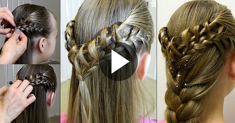 Learn - How To Make Ladder And French Mix Braid Hairstyle, See Tutorial ...