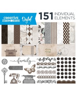 Scrappin' with Krista: One layout two ways - Imagine the possibilities