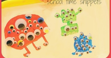 Roll & Add Googly Eye Monster Math Game for Kids | School Time Snippets