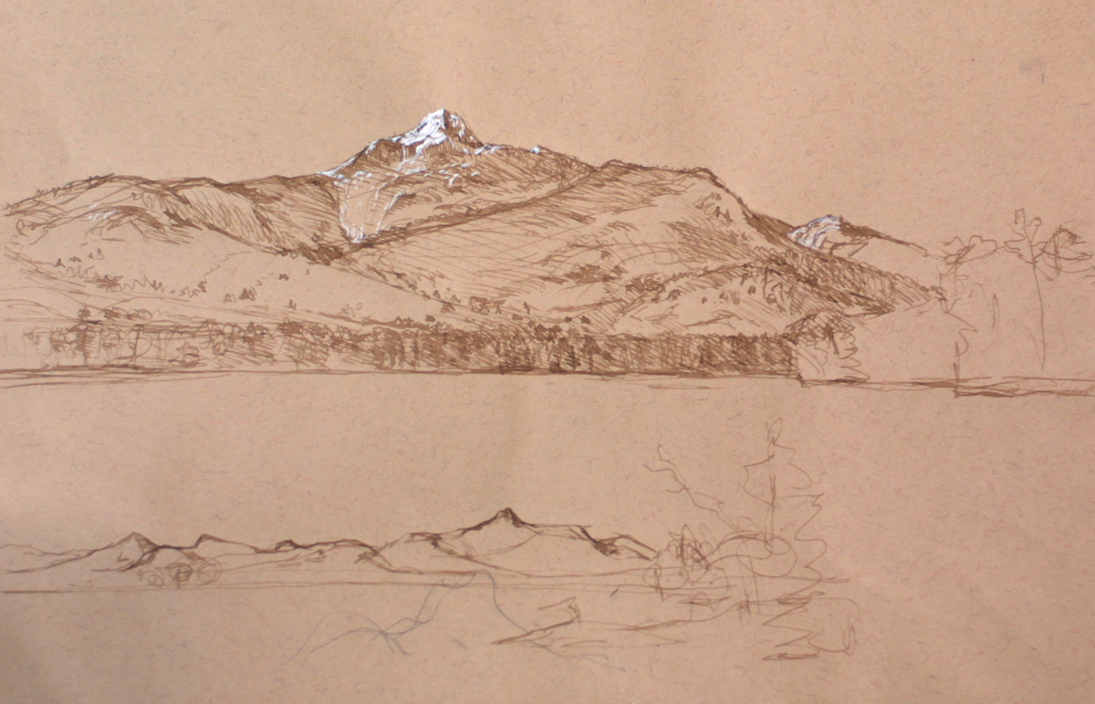 ERIK KOEPPEL: White Mountain Sketchbook and Making Studio Paintings ...