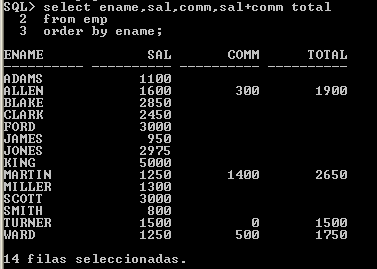 JP Blog: ORDER BY. Oracle.
