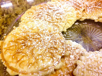 Grandma Ruffes's Pizzelles: Italian Wafer Cookies