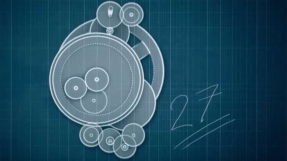 A primeira surpresa: o mecanismo era formado por 27 engrenagens.