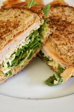 Savory Sweet and Satisfying: Turkey, Provolone and Arugula Sandwich ...