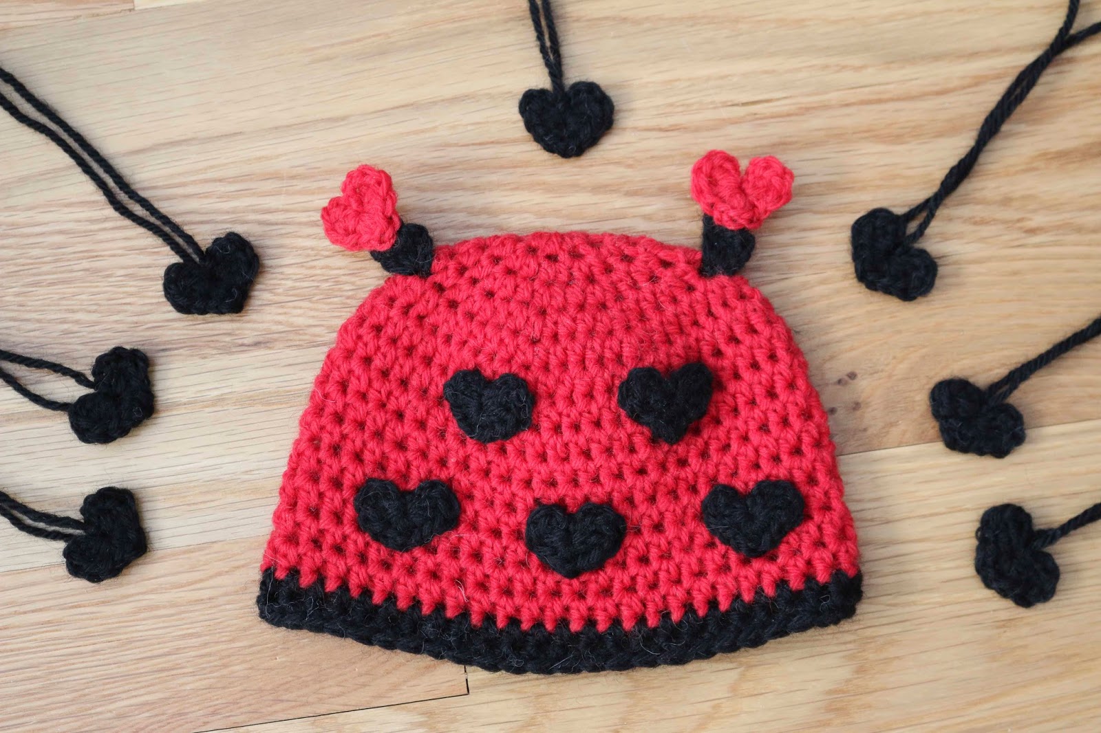 ChemKnits: A Valentine's Day Love Bug Hat