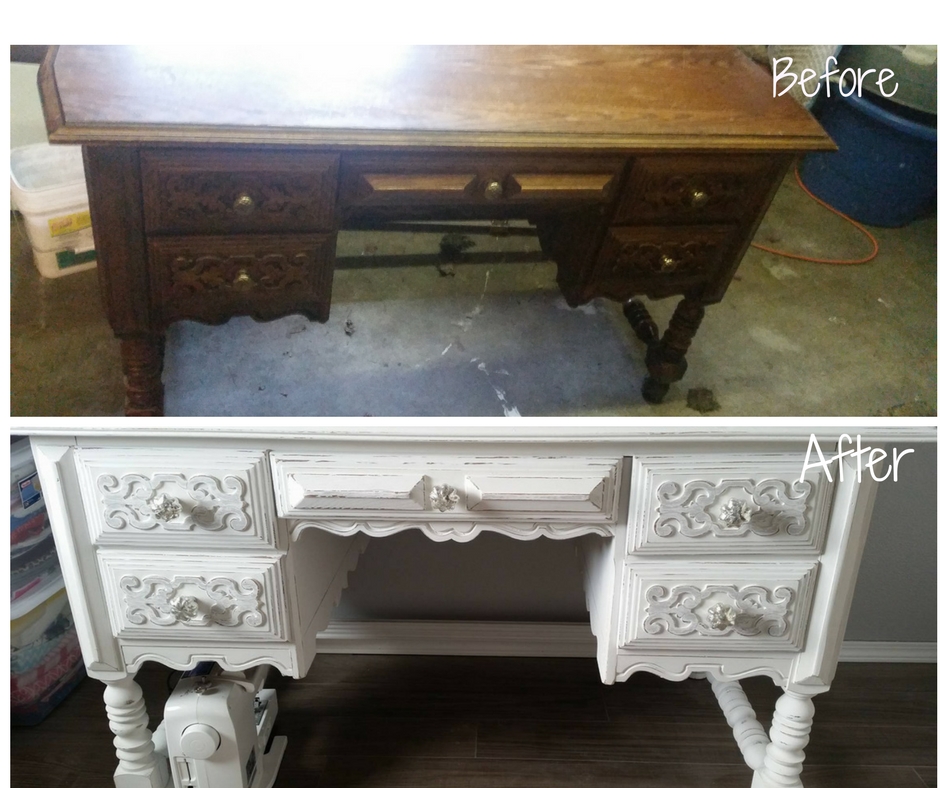 Sew Very Lovely: DIY Home Office: My Upcycled Computer and Sewing Desk