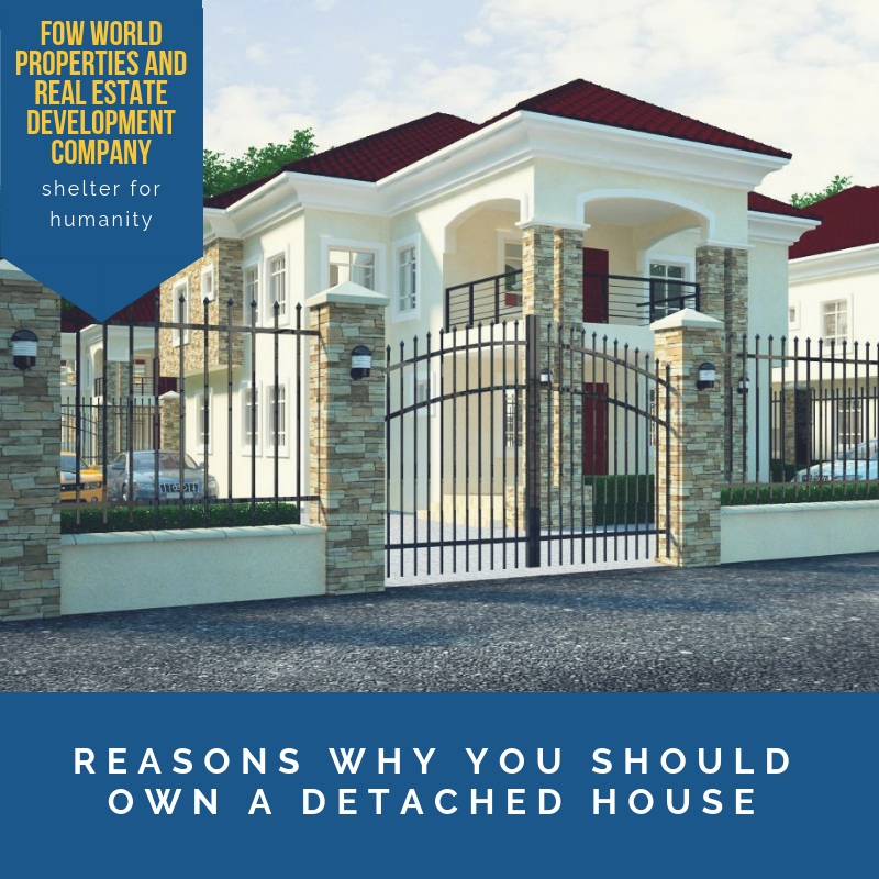 Reasons why you should own a Detached house
