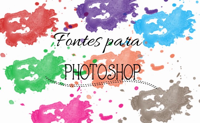 Dicas: Fontes para Photoshop - Com Amor, Isa