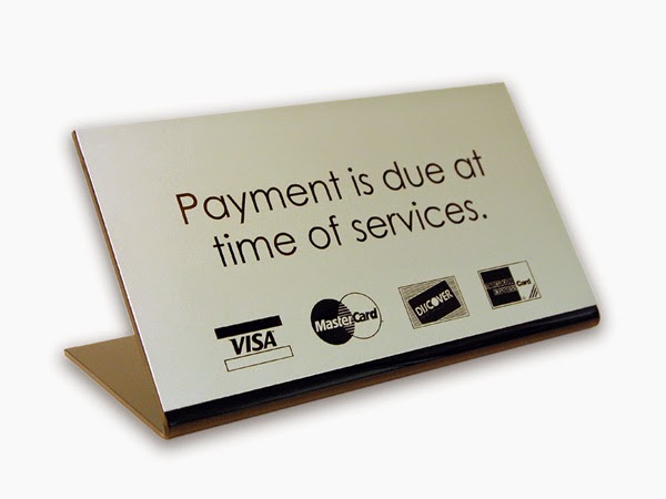 Kroy Sign Systems: Sign POTD - Screened Desk Stand