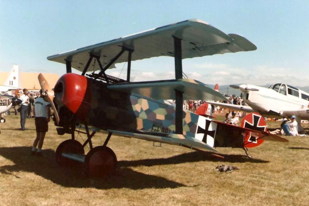 NZ Civil Aircraft: Fokker Triplane Replicas of New Zealand (1)