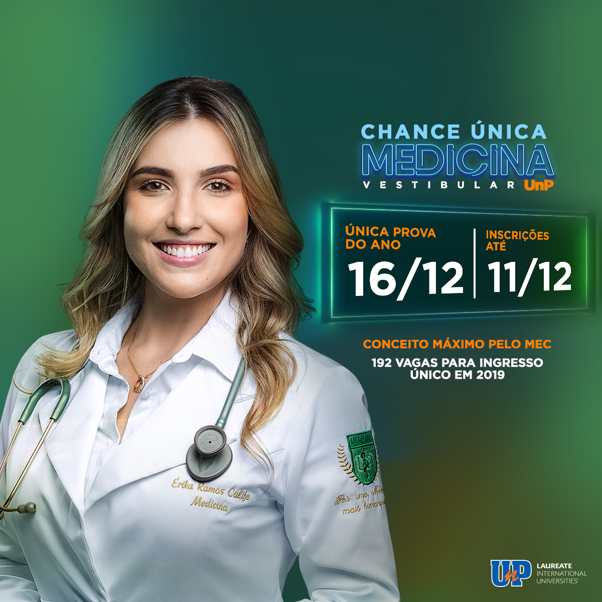 .: Educação: Vestibular de Medicina da UnP oferece 192 vagas em chamada ...