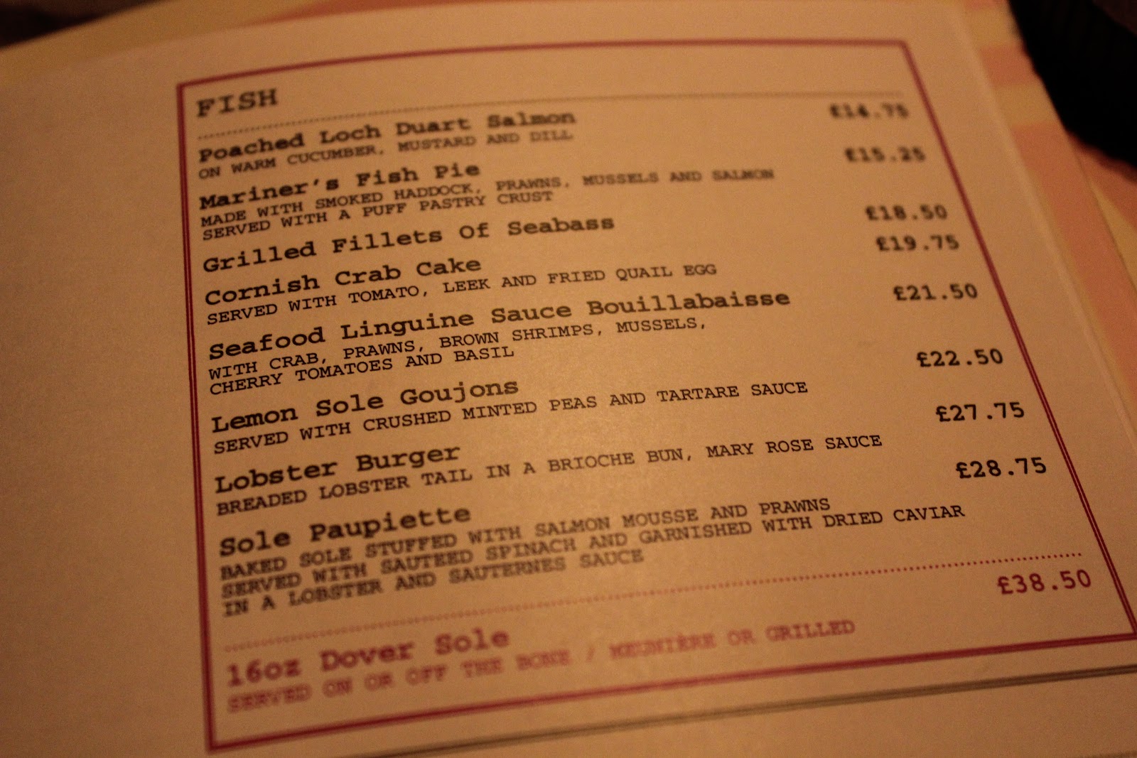 What Carrie Thinks: Restaurant Review: Bob Bob Ricard