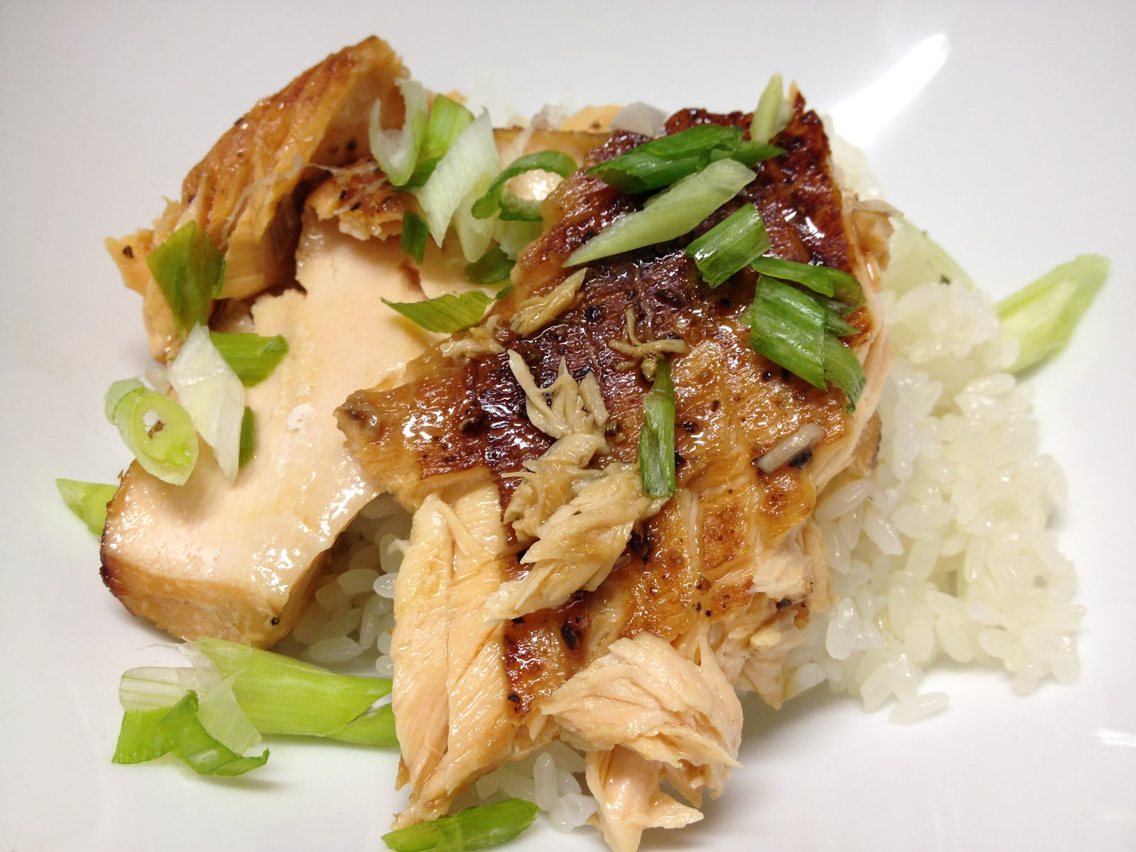 Tracy Cooks in Austin: Salmon and Sticky Rice