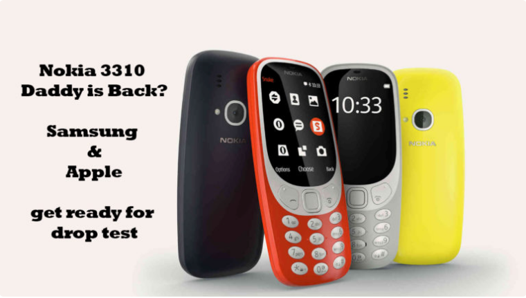 Nokia 3310 the iconic brick had relaunched.Samsung and Apple get ready ...