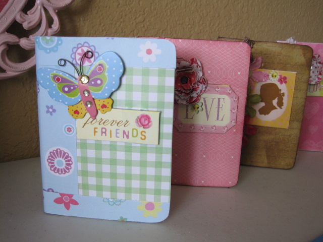 Cherished Treasures: Dollar Tree Mini Notebooks Altered