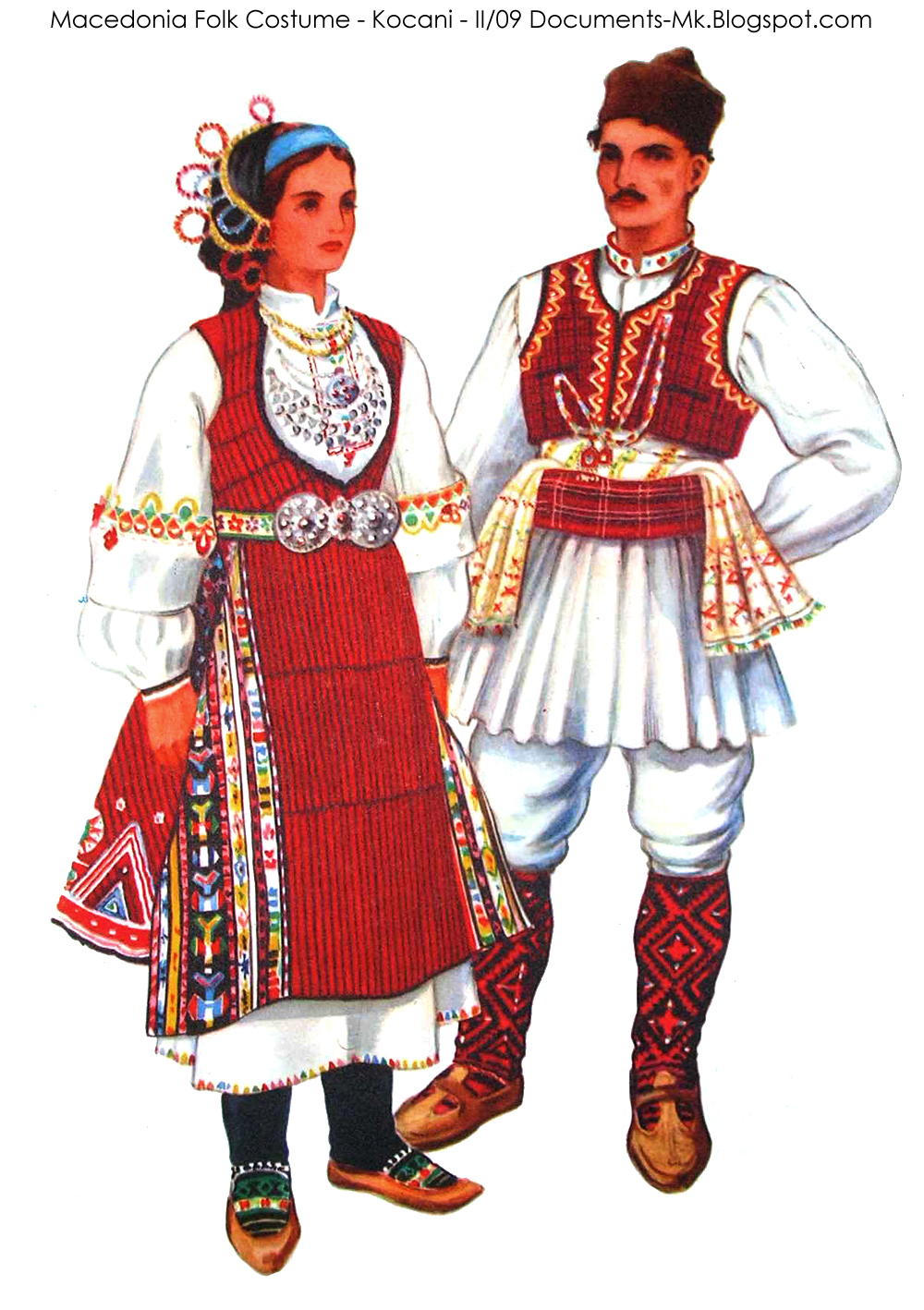 Македонски документи: Folk costumes of Macedonia