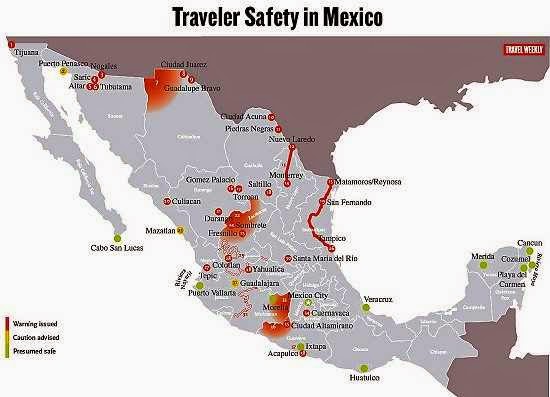 Frightening Drug Cartel Maps of Mexico