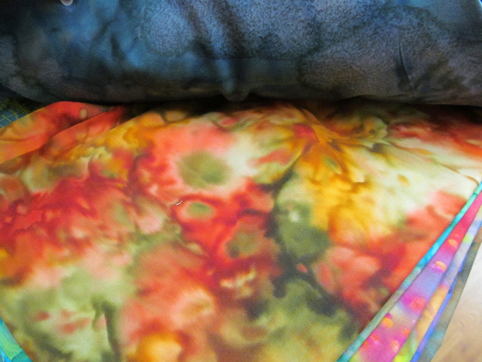 Exuberant Color : More mottled batiks............