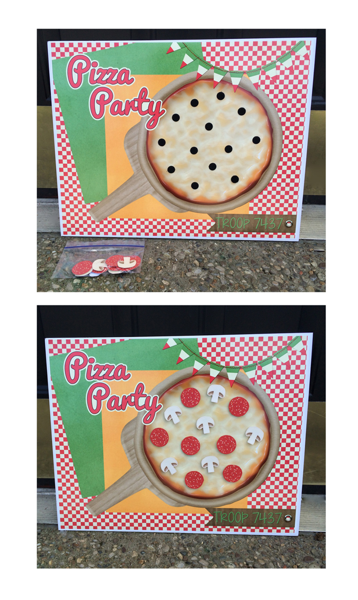 M|K Designs Blog: Pizza Party reward board