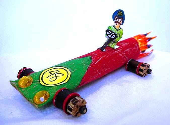 Library Arts: Recycled Racer!