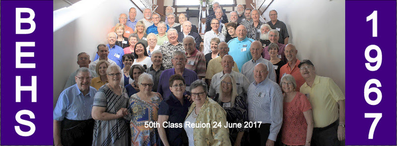 BEHS Class Of 1967: BEHS Class of ’67 Reunion Summary