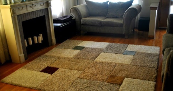 How To Easily Make Your Own Giant Area Rug - Handy DIY