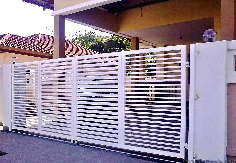 √ 21 Desain Model Pagar Lipat Minimalis Modern yang Kekinian