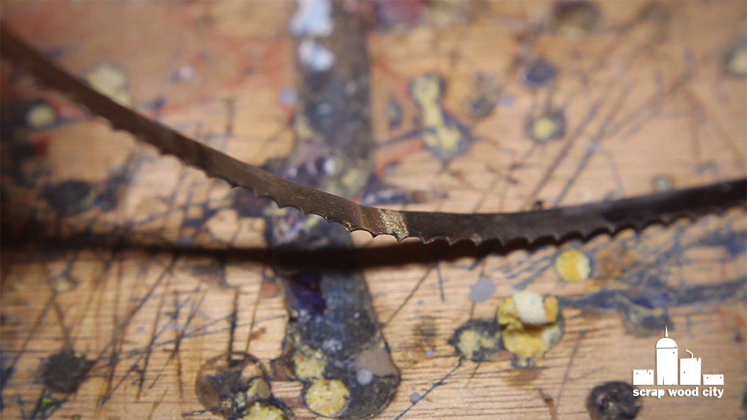scrap wood city: How to fix a broken and dull bandsaw blade