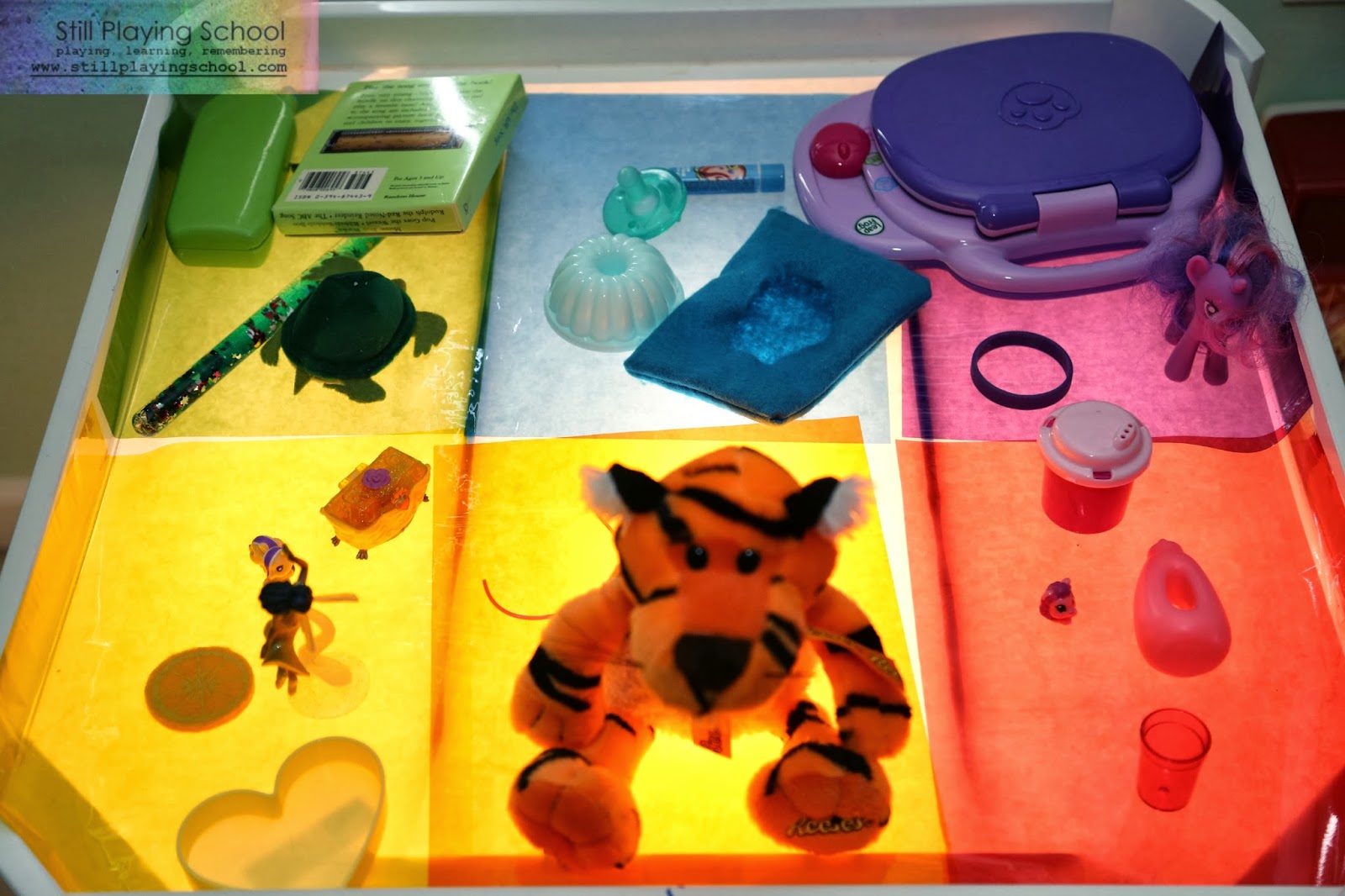 Color Sorting on the Light Table | Still Playing School