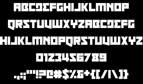 15 Font Bentuk Balok 2D Dan 3D Keren - Ngeeneet