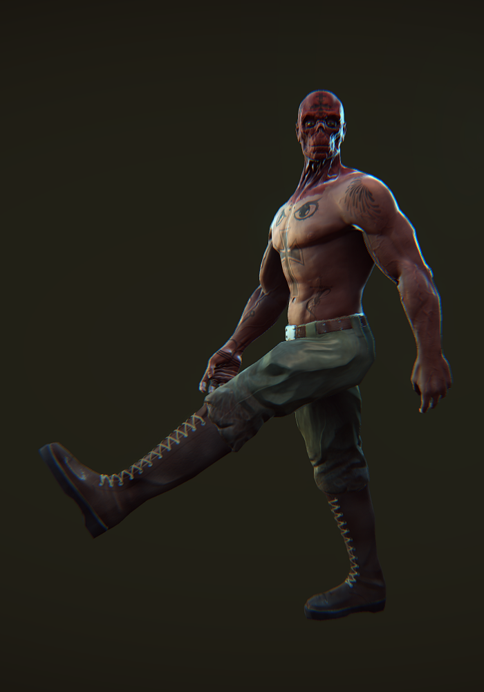Art Blog: Red Skull - Game Ready Character