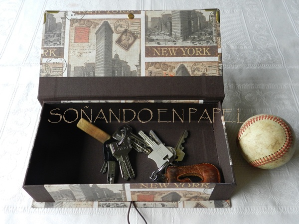 Soñando En Papel Caja Para Guardar Las Llaves