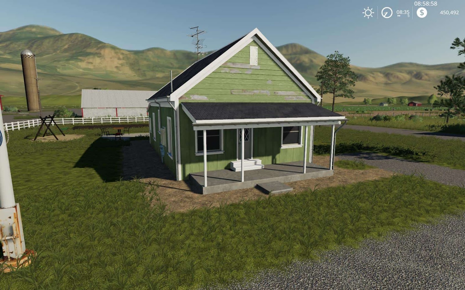 FS19 Placeable 2 bedroom house with sleep trigger v1.0 - FS 19 & 22 USA ...