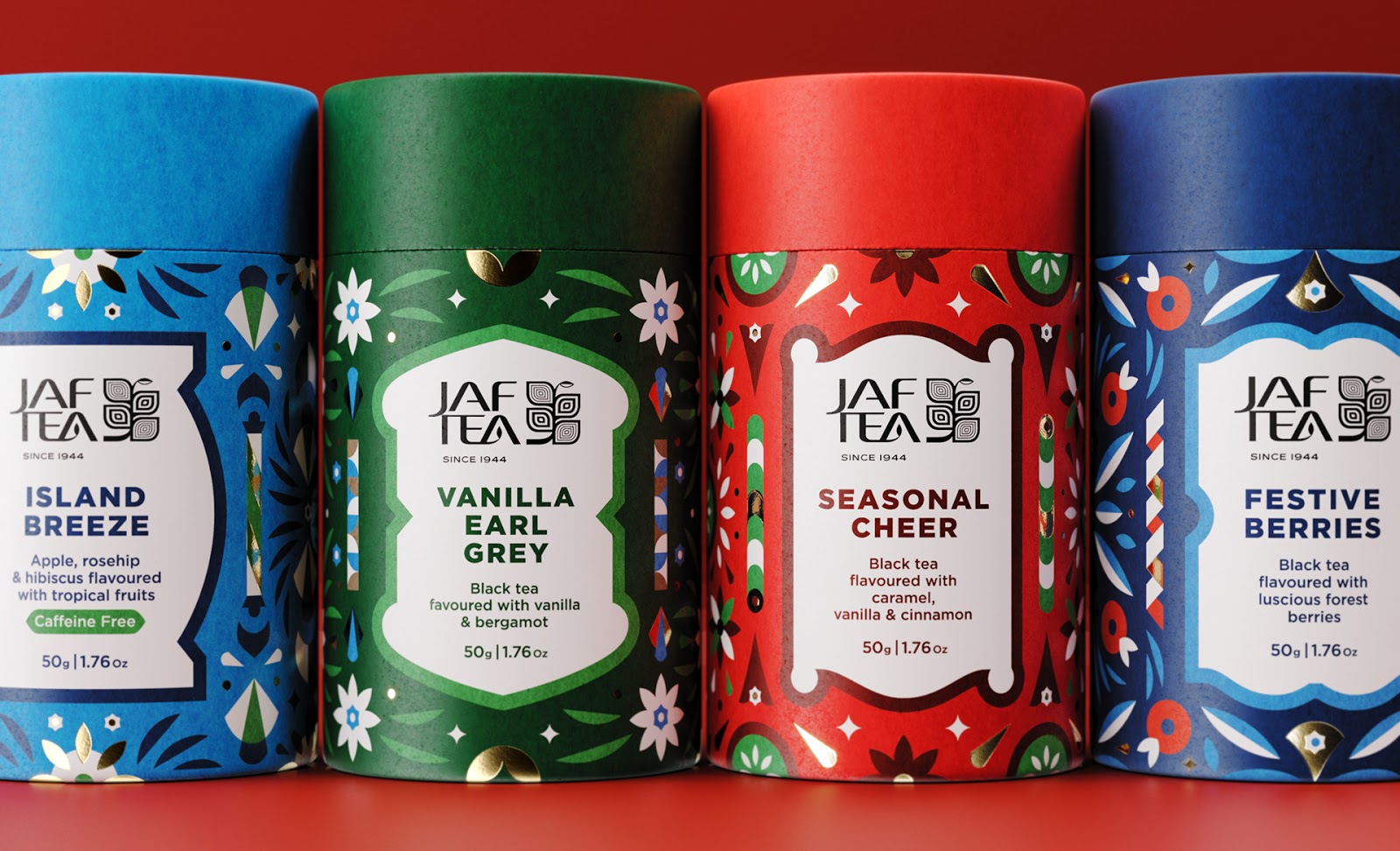 Jaf Tea – Season’s Greetings – Packaging Of The World
