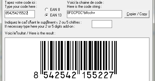 TÉLÉCHARGER POLICE CODE BARRE EAN13