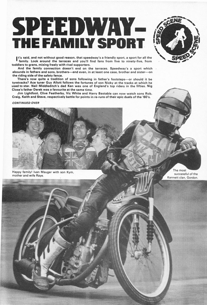 Progress is fine, but it's gone on for too long.: Speedway--The Family ...