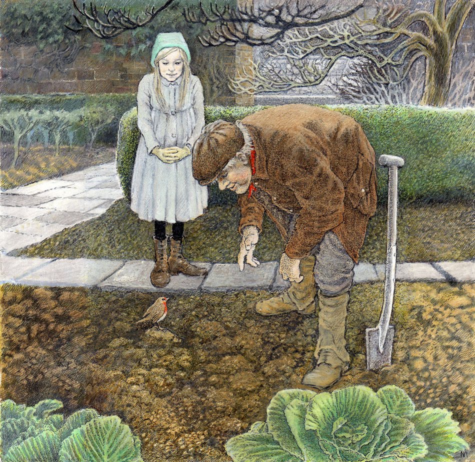 çizgili masallar: The Secret Garden by Inga Moore Part 1