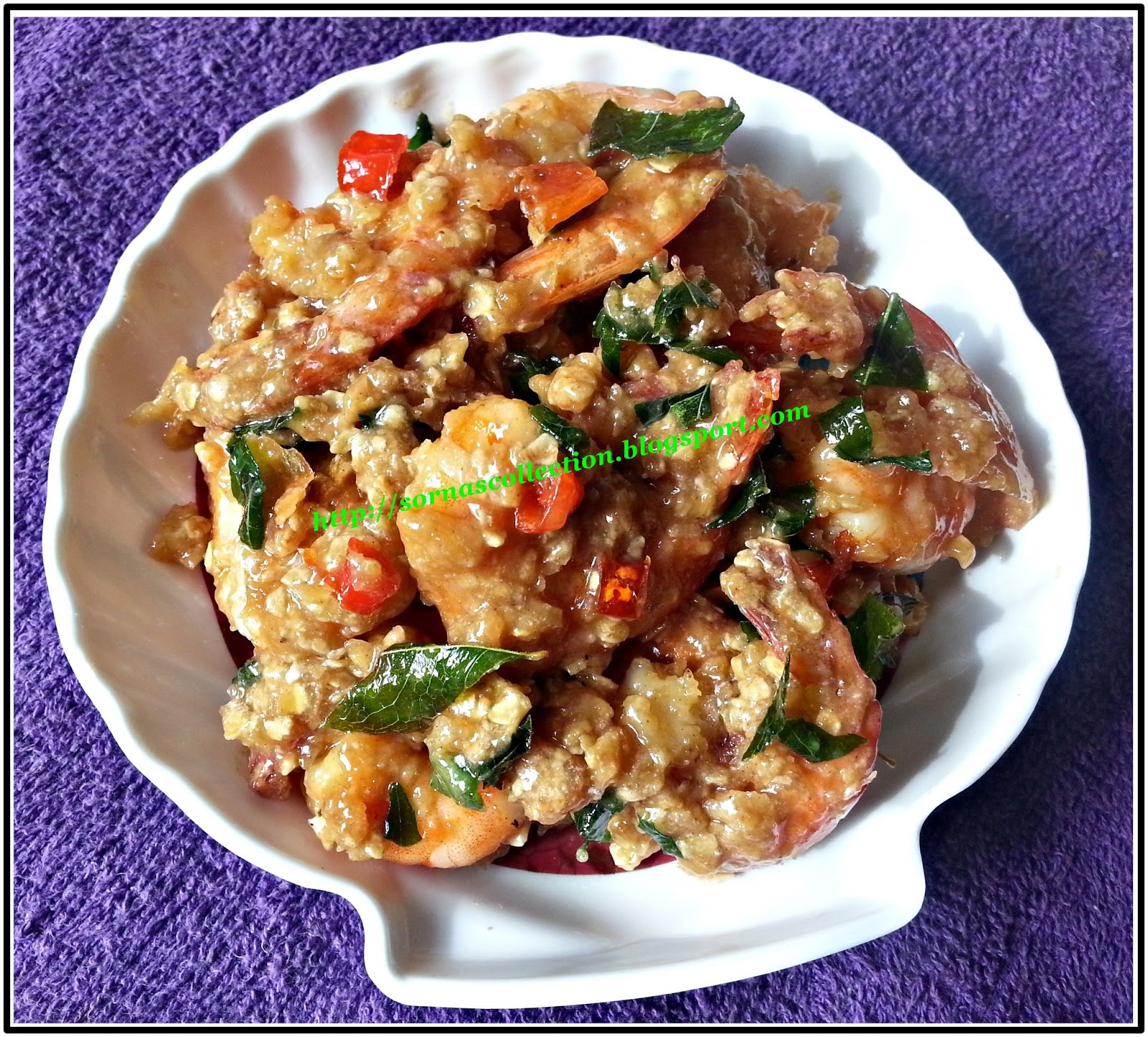 My Recipes: SPICY BUTTER PRAWNS WITH CONDENSED MILK