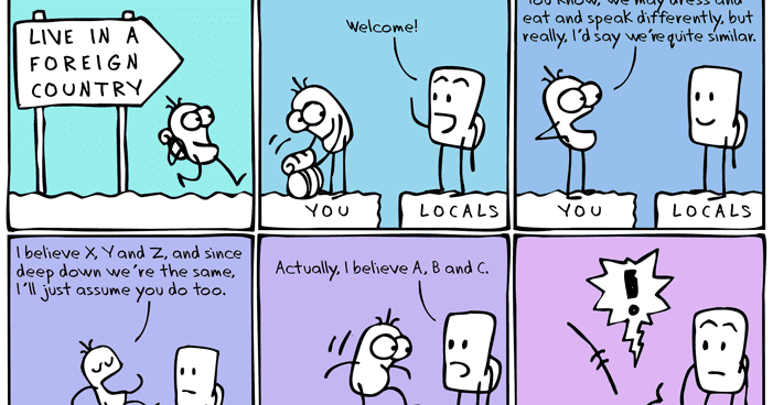 Itchy Feet: the Travel and Language Comic: Mind the Gap