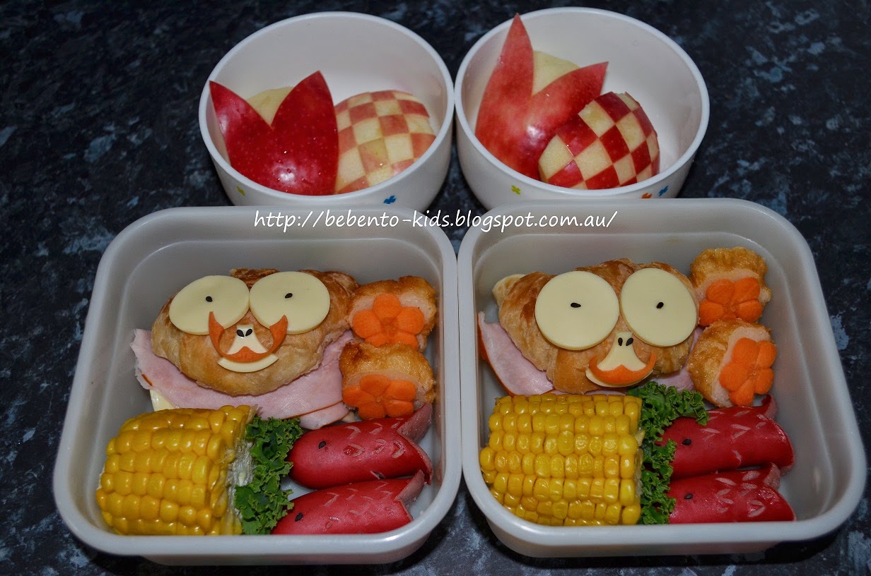 Bebento - Kids: Frilled Neck Lizards Bento
