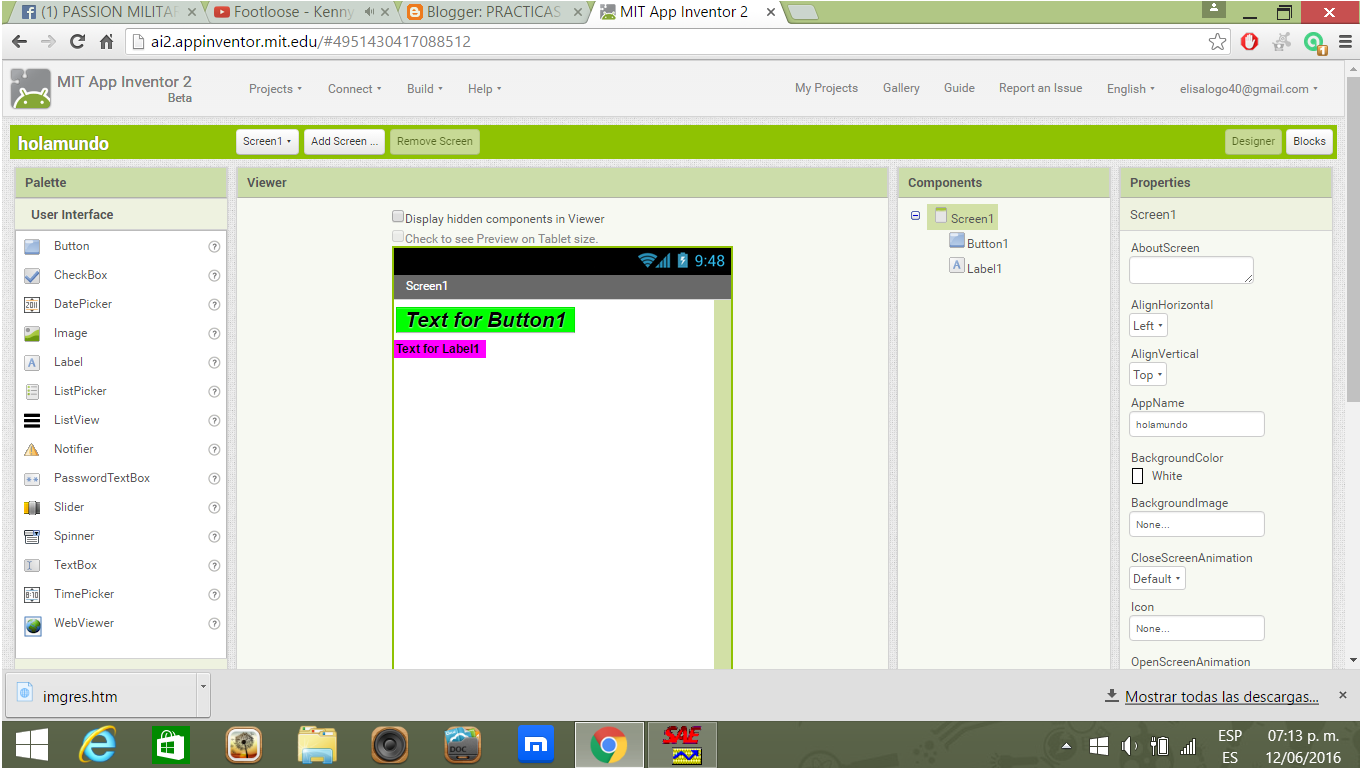PRACTICAS PROFESORA ELISA ANDROID