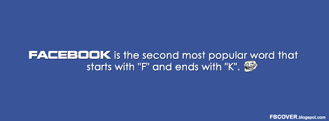 Facebook is the second most popular word that starts with "F" and ends ...